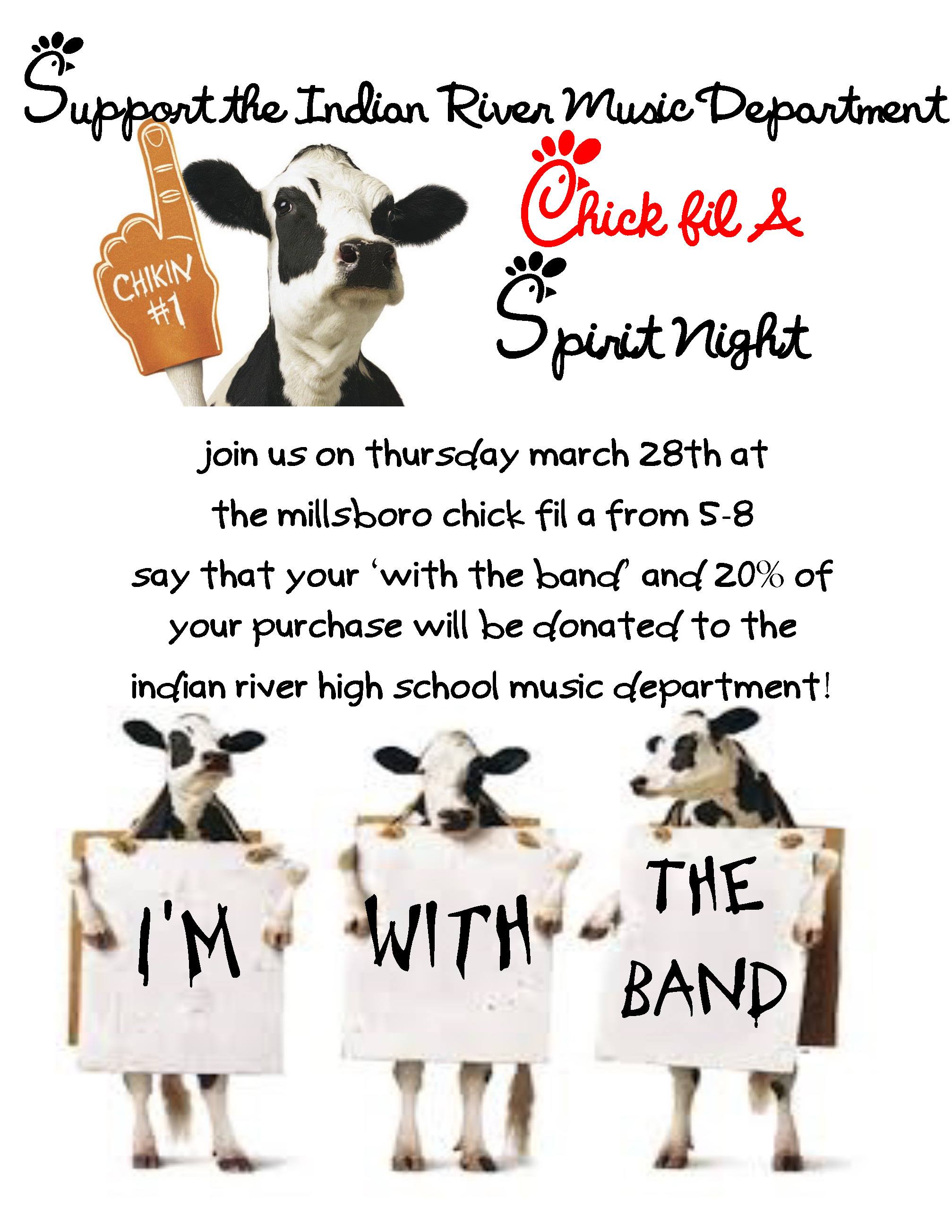 Chick Fil A Spirit Night Logo